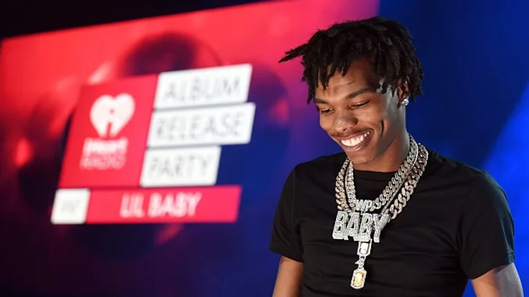 Lil Baby Is All Smiles As He Poses With His Son Jason Ahead Of The Grammys