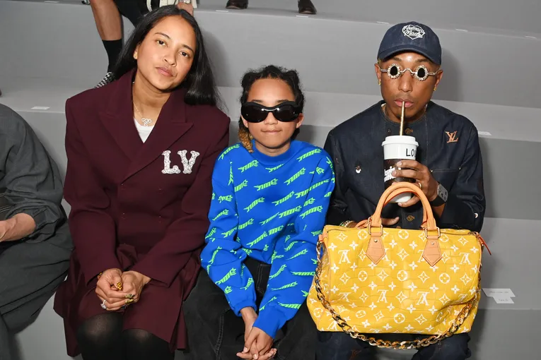 Pharrell Williams Stuns With Family In Photo From His Louis Vuitton Show