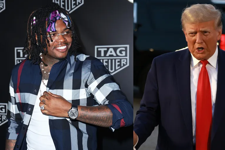 Gunna Photoshopped Onto Donald Trump Mugshot