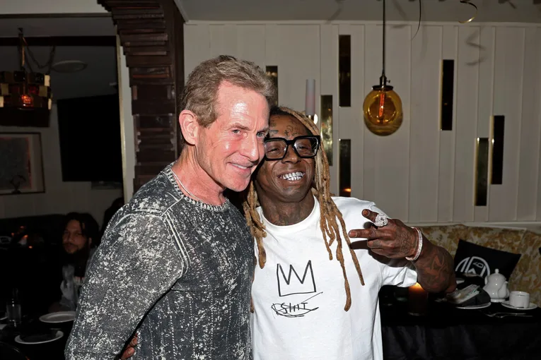 Skip Bayless & Lil Wayne Shoot Music Video For New "Undisputed" Song