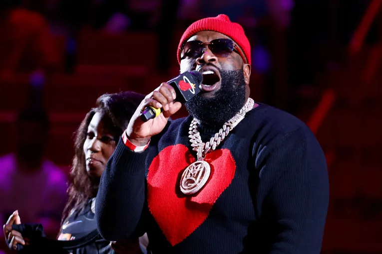 Rick Ross Works On His Jump Shot With Lethal Shooter, Fans Roast Him