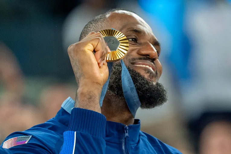 LeBron James Wears Nike LeBron 22 “Olympic Gold Medal” PE In Olympic Win