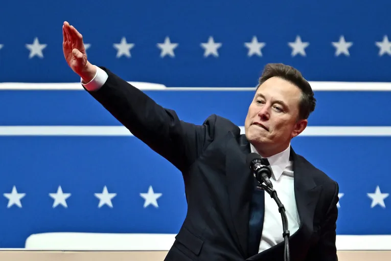 Elon Musk Appears To Make Nazi Salute During Donald Trump's Inauguration
