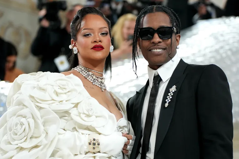 Rihanna Wears Sassy Snake Print Coat To Dinner In Los Angeles Amid ASAP ...