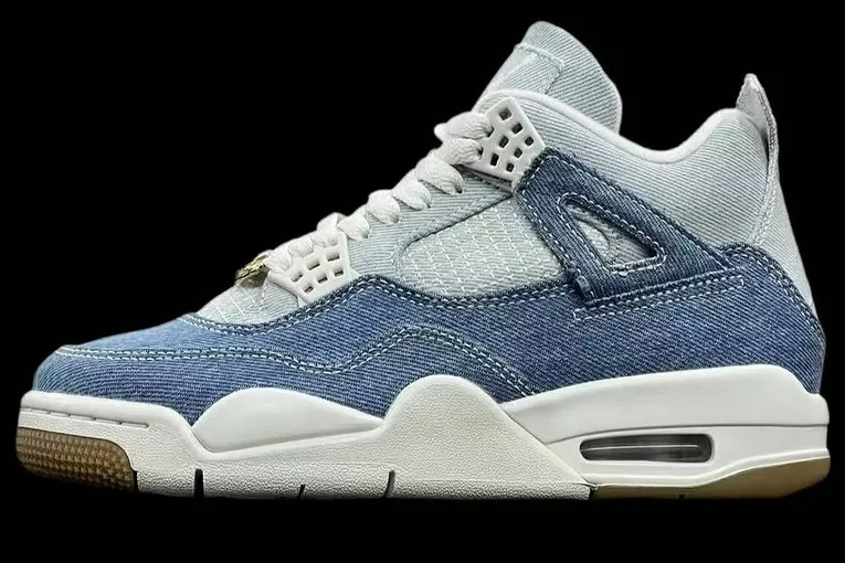 New Images Of The Air Jordan 4 Denim "Worn Blue" Just Dropped