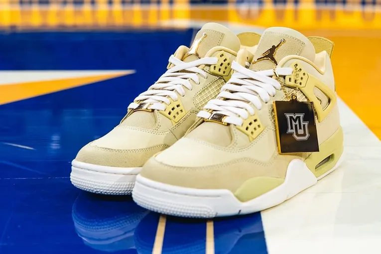The Air Jordan 4 Marquette PE Brings Luxury To College Hoops