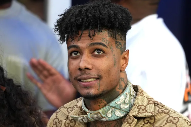Blueface's New Girlfriend Angela Moves In With His Father