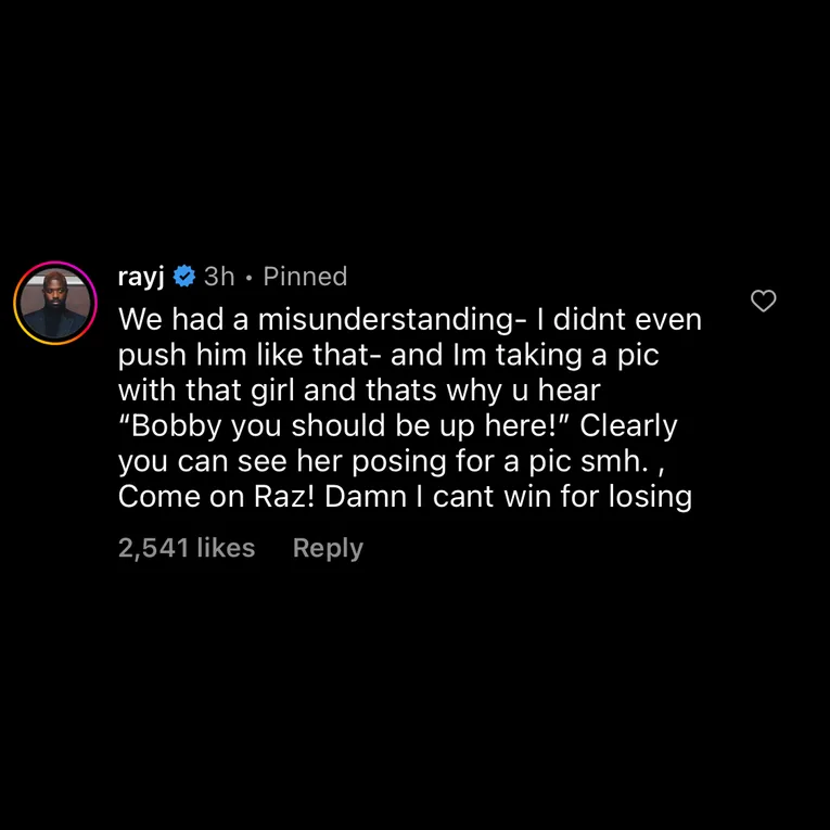 Ray J & Raz-B Get Into Scuffle Over Business Dispute