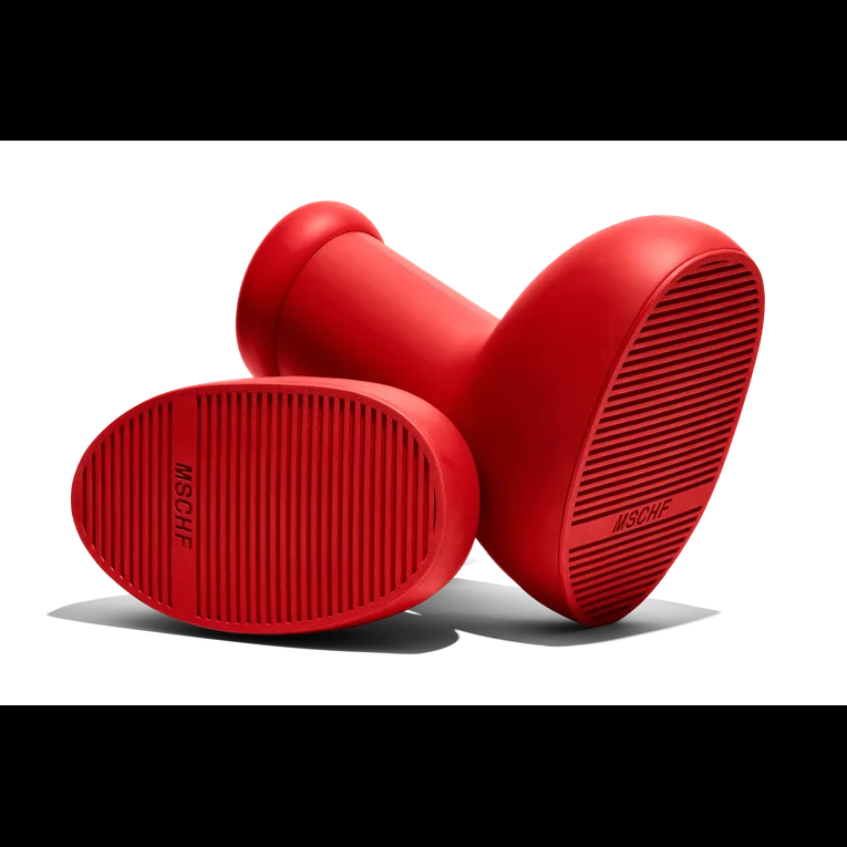 MSCHF's Viral Big Red Boots Get A Release Date