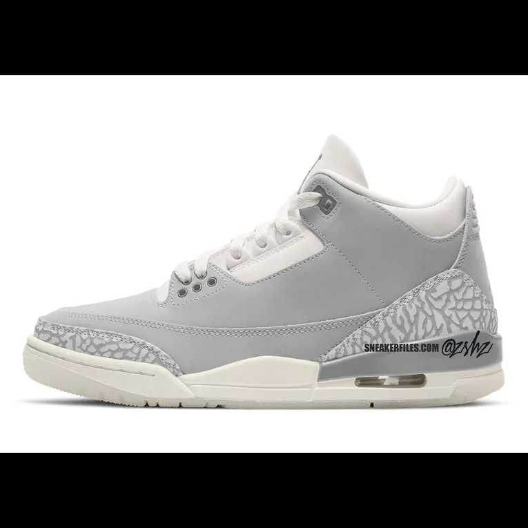 Air Jordan 3 Craft "Grey Mist" Rumored For 2024