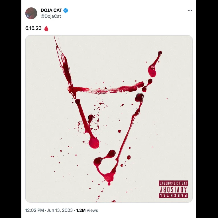 Doja Cat Reveals Release Date & Cover Art On Twitter