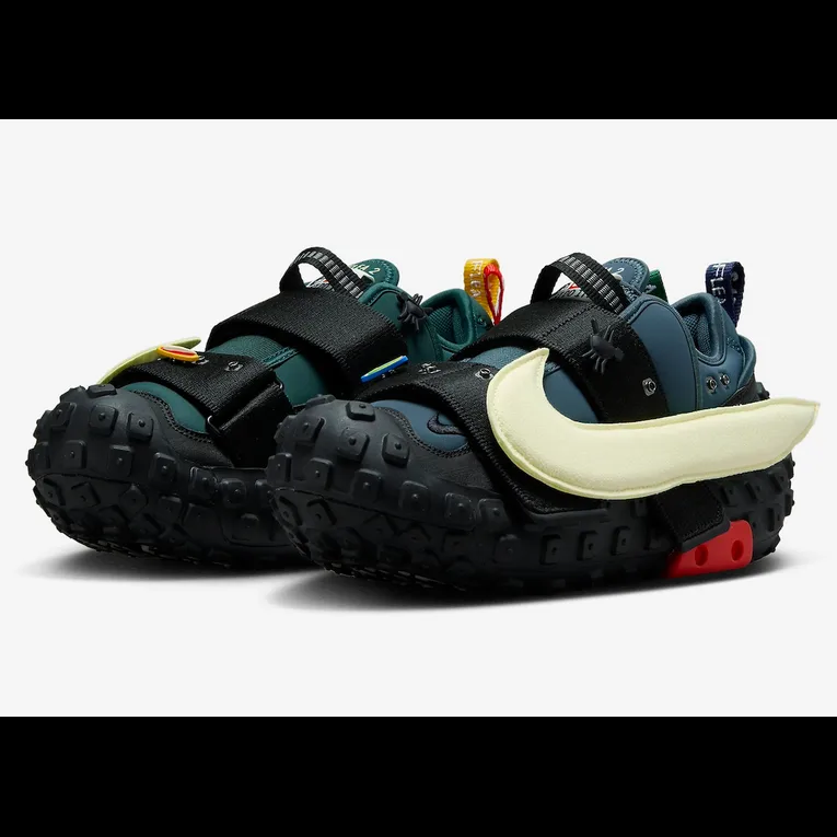 Nike Air Flea 2 x Cactus Plant Flea Market “Faded Spruce” Details