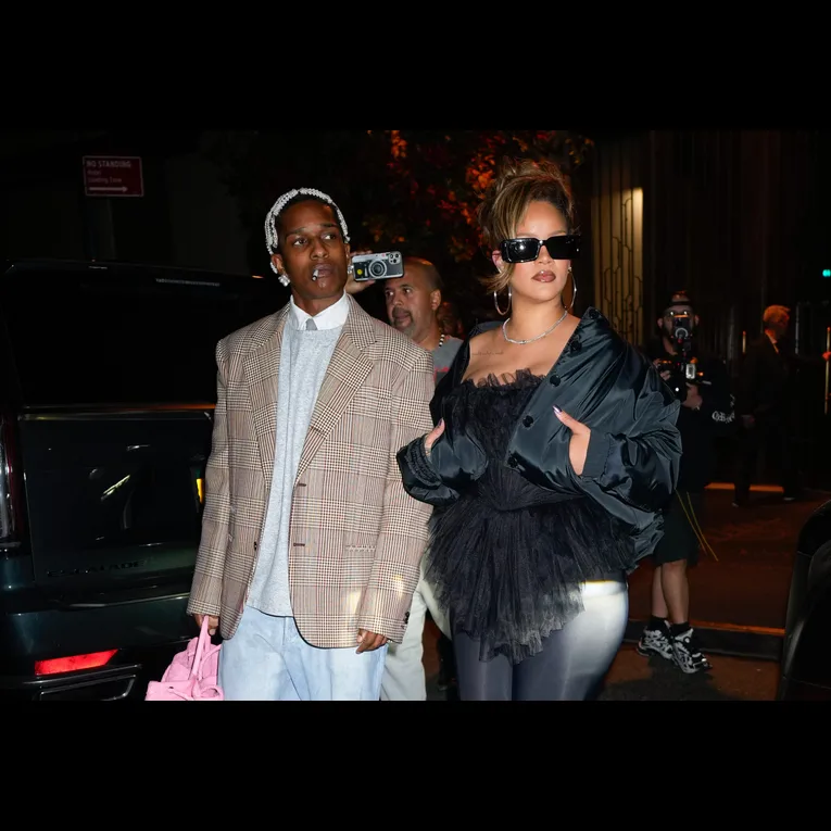 ASAP Rocky & Rihanna's Matching Shoes On Aspen Trip With Sons Show How ...
