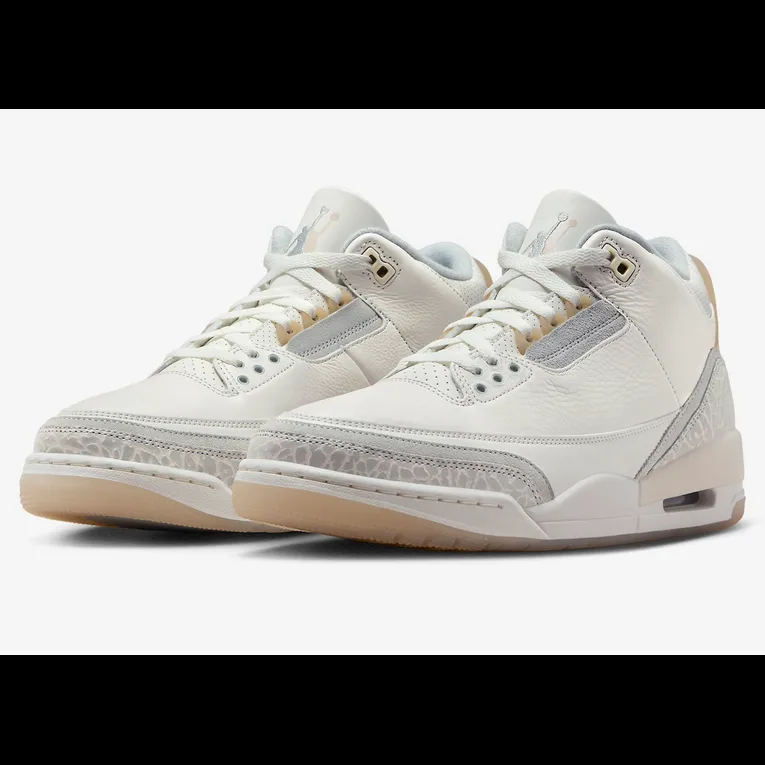 Air Jordan 3 Craft “Ivory” Complete Photos Revealed