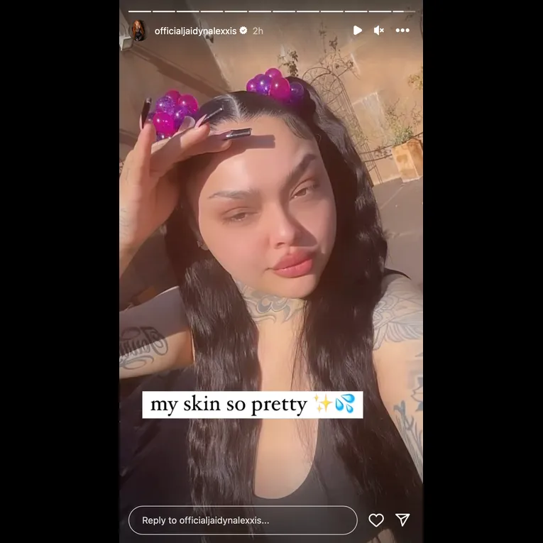 Jaidyn Alexis Seemingly Reacts To Chrisean Rock's New Blueface Tattoo