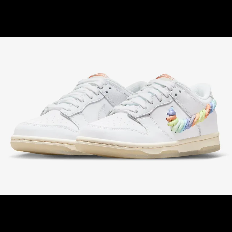 Nike Dunk Low GS “Rainbow Swoosh” Release Details Revealed