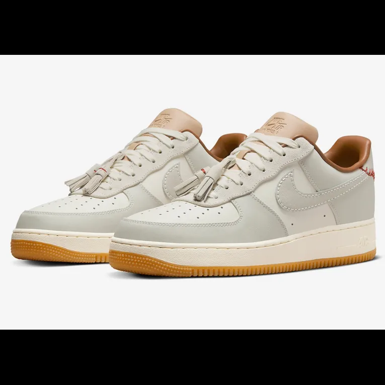 Nike Air Force 1 Low Tassels “Light Bone” Officially Revealed