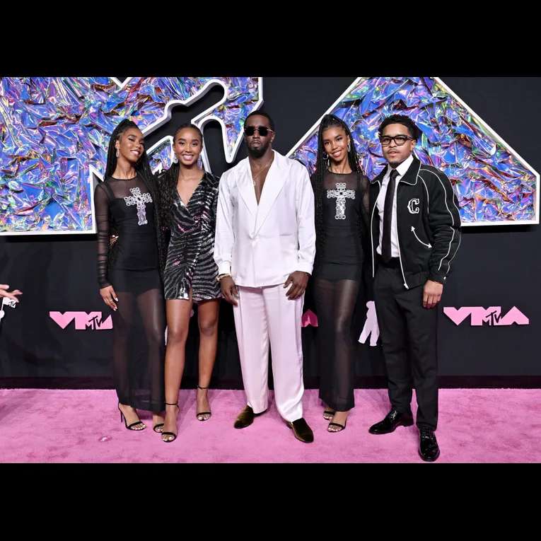 Diddy's Sons King & Justin Combs Pop Out In Los Angeles For Sister's ...