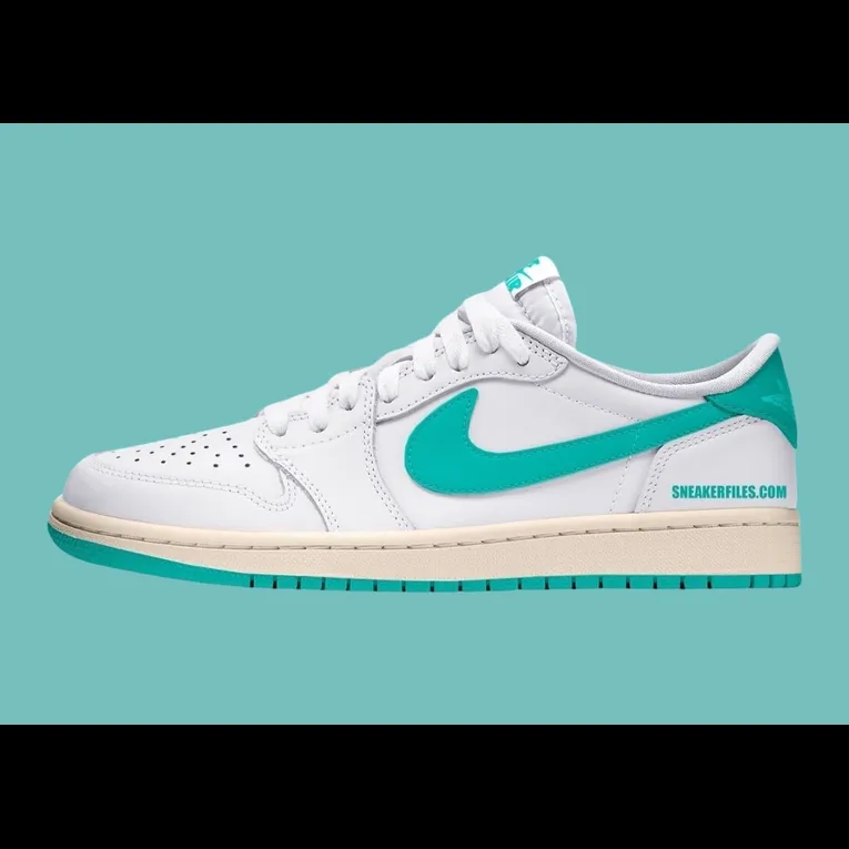 Air Jordan 1 Low OG “Washed Teal” Surfaces Online: Mockup