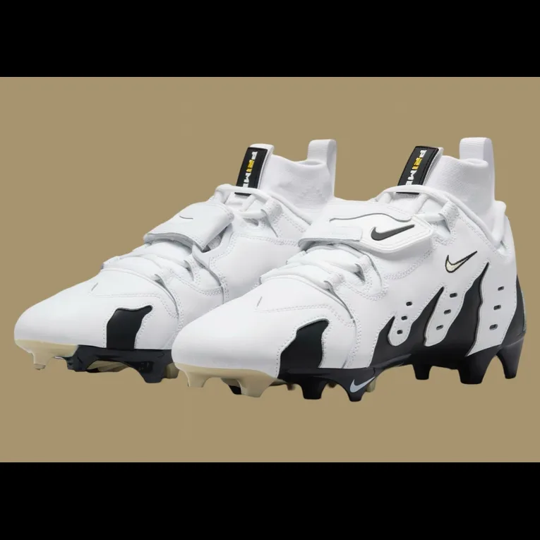 Deion Sanders' Nike Diamond Turf 96 TD Cleats “White/Team Gold”