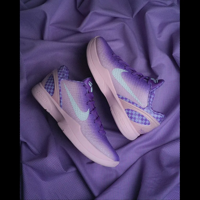 Vanessa Bryant Unveils The Kobe 6 Protro “Purple Checkerboard” PE