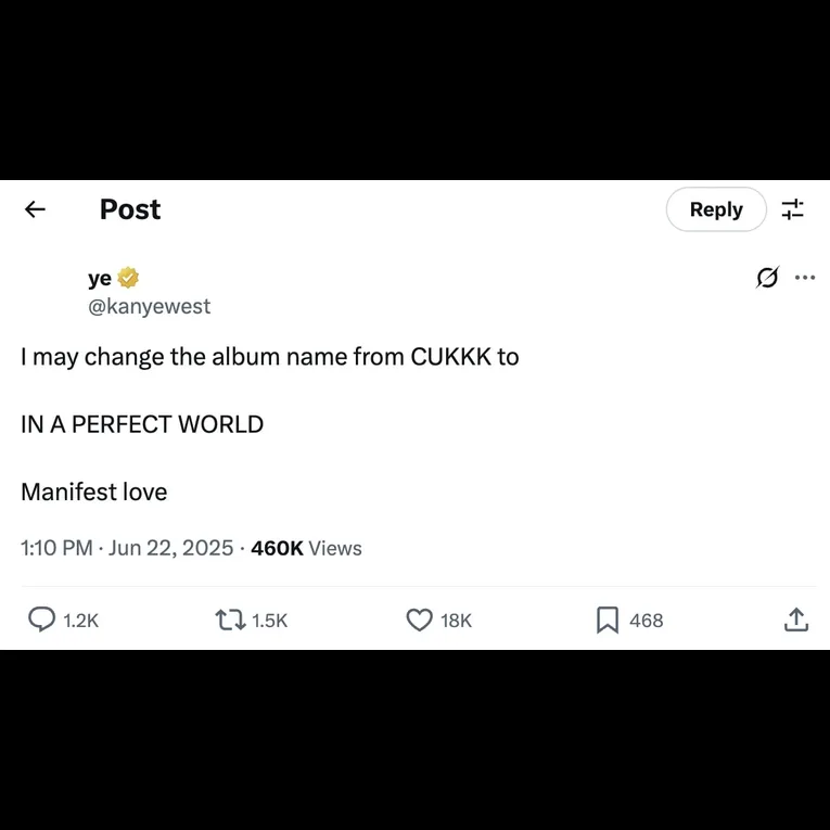 Kanye West Seeks To Change His Album's Controversial Title