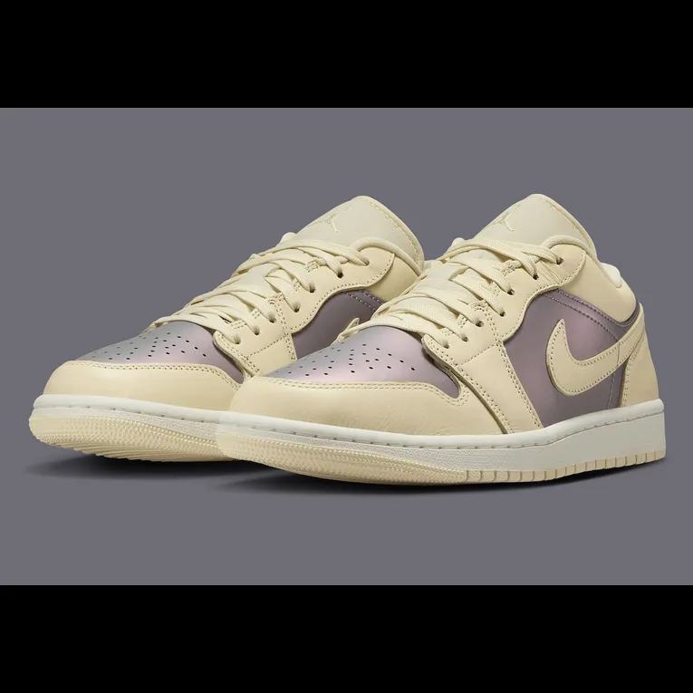 Air Jordan 1 Low “Muslin/Royal Tint” Brings Subtle Glow