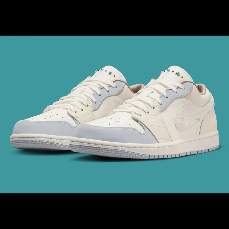 Air Jordan 1 Low "Sail/Soft Pearl" Keeps It Classy