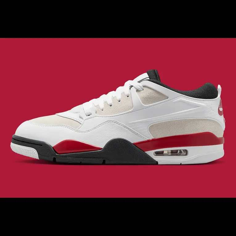 Air Jordan 4 RM “White/Gym Red” Keeps It Clean