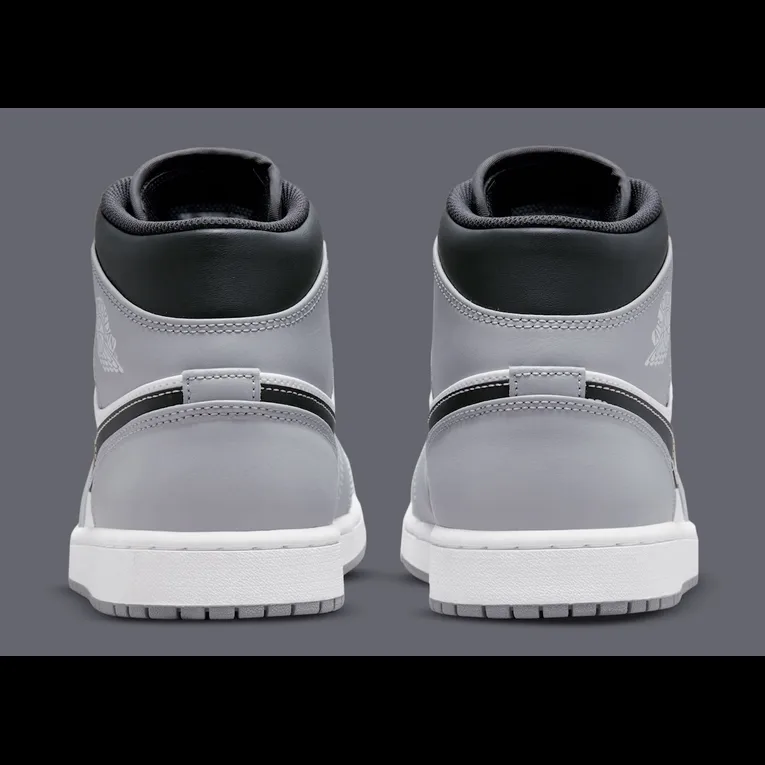 Air Jordan 1 Mid “Light Smoke Grey” Keeps It Simple And Sharp