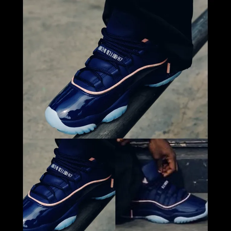 The APB x Air Jordan 11 Low "Binary Blue" Is Coming Soon