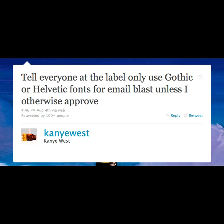 Kanye West's 25 Best Tweets