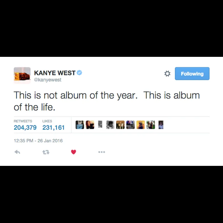 Kanye West's 25 Best Tweets