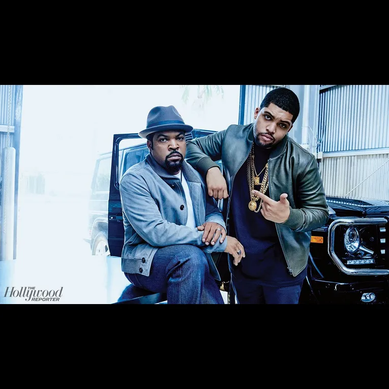 Dr. Dre, Ice Cube & N.W.A Actors Cover The Hollywood Reporter Magazine