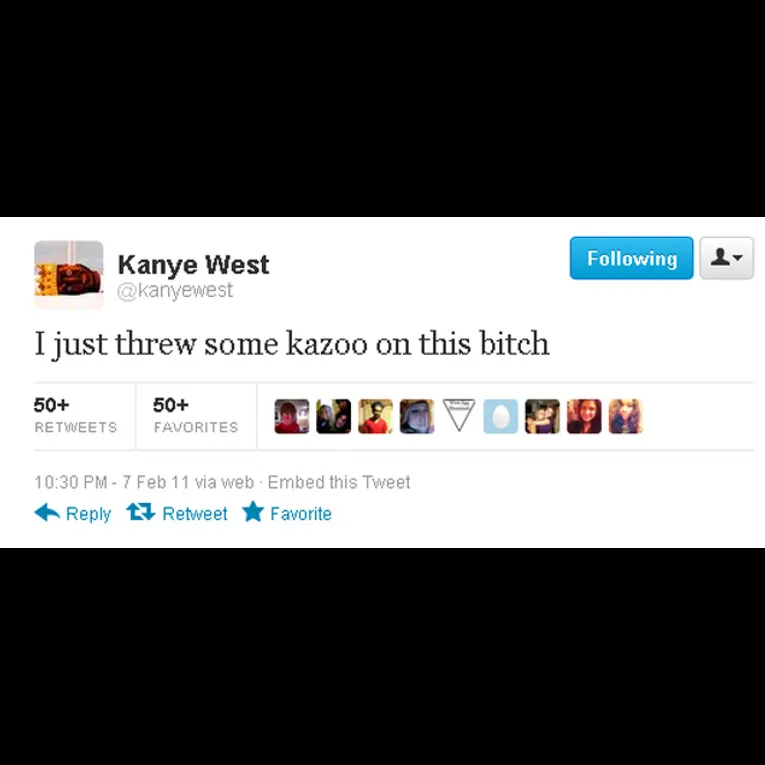 Kanye West's 25 Best Tweets