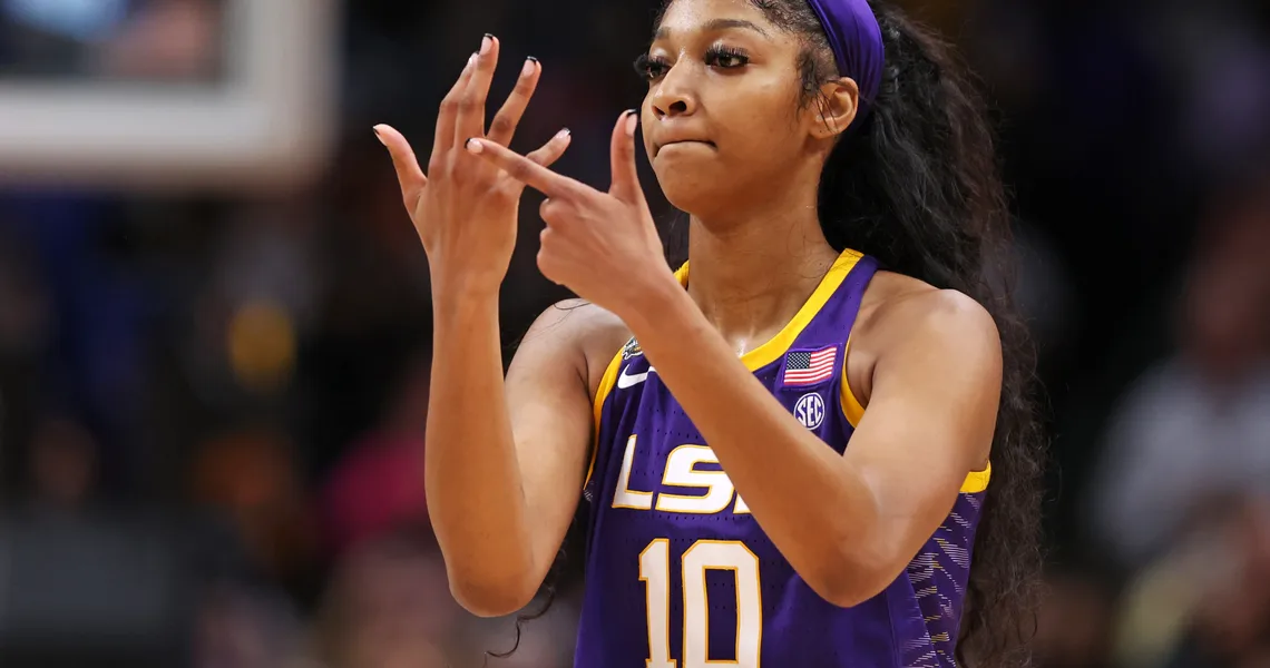 Angel Reese Poses In Purple Bikini For Sports Illustrated Swimsuit Cover