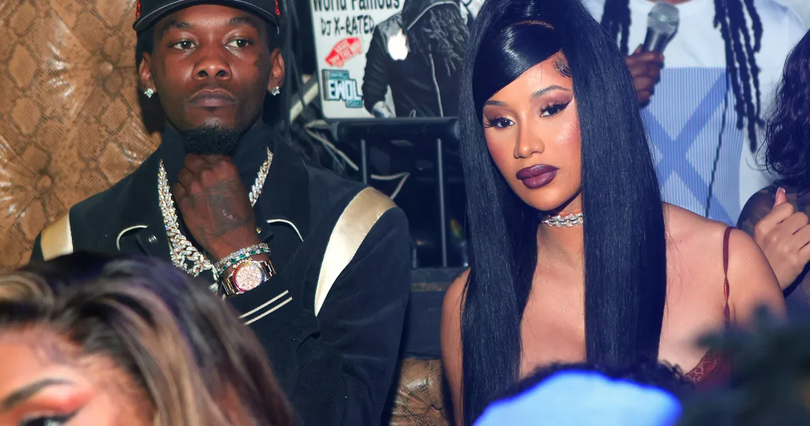 Cardi B Disses Offset While Throwing It Back As He Debuts New Piercing ...