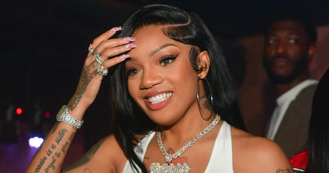 Glorilla Seems To Confirm Breast Implants & Boyfriend: Watch