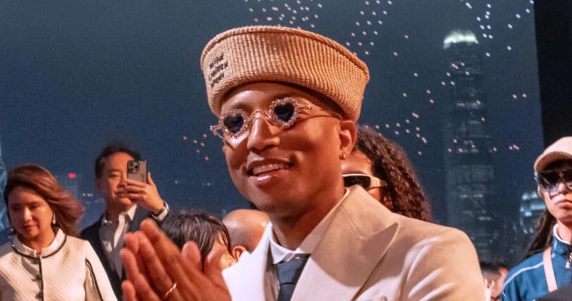 Pharrell Previews Swae Lee & Rauw Alejandro Collab At Louis Vuitton ...