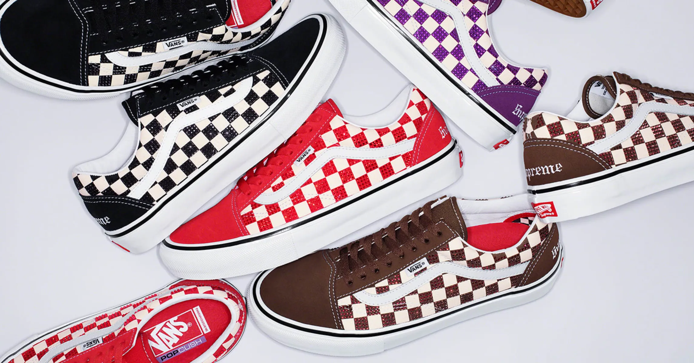 Supreme x Vans Collab Gets Swarovski Crystals