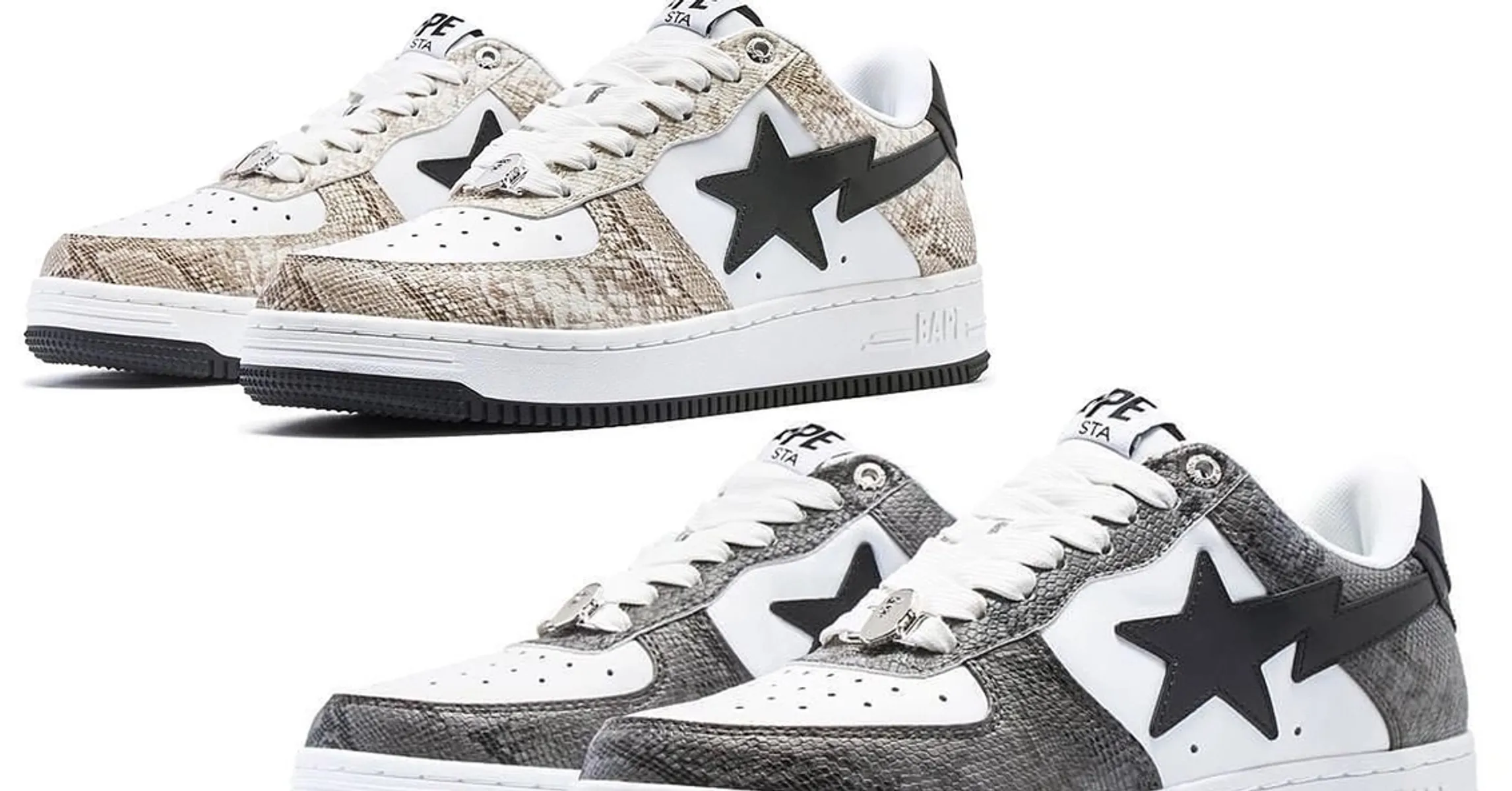 BAPE STA Set To Drop In Two Snakeskin Colorways: Photos