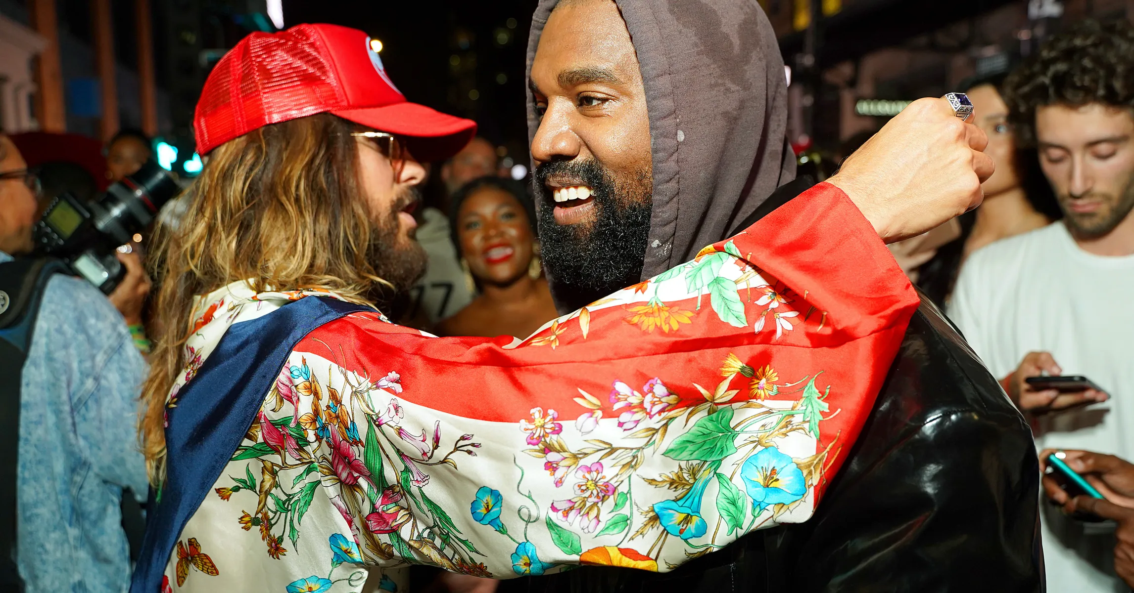 Kanye West Reps Adidas & Hangs Out With Milo Yiannopoulos