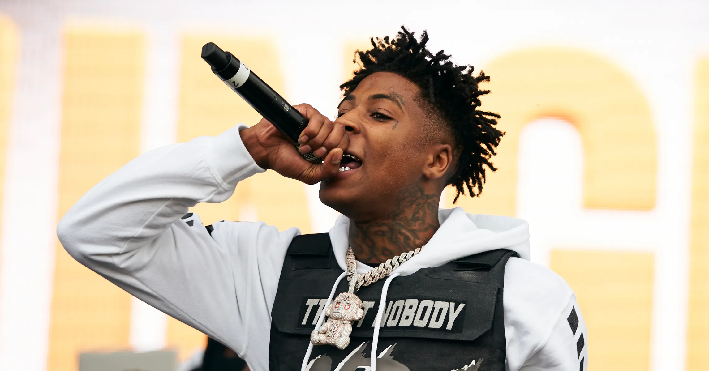NBA YoungBoy Has Snowball Fight With Fans During Video Shoot