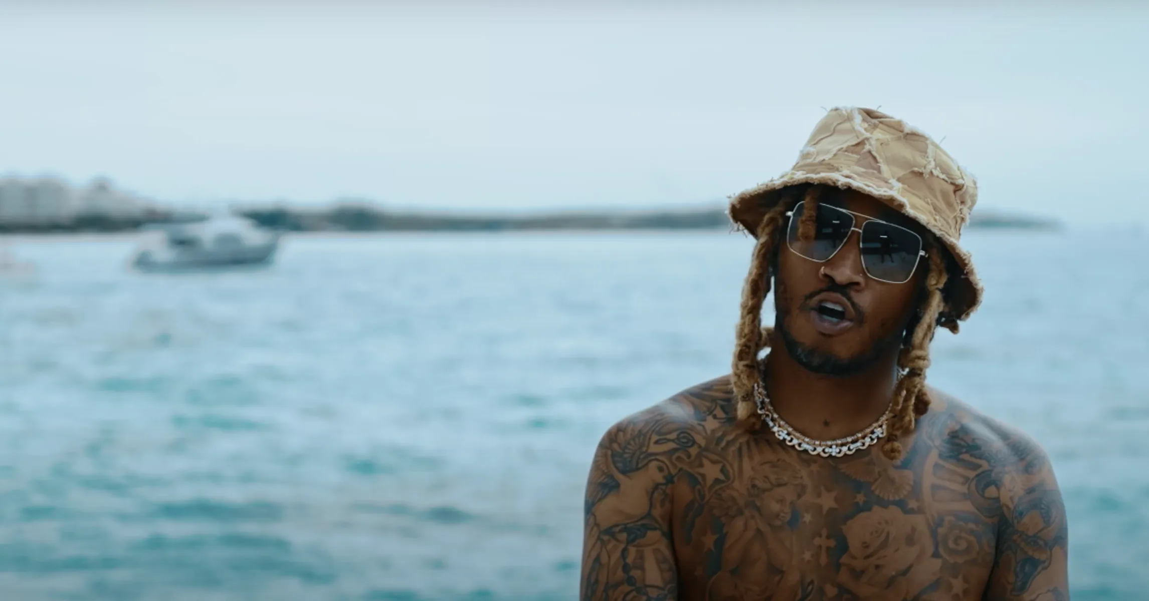 Future Hits The Sea In "Back To The Basics" Music Video