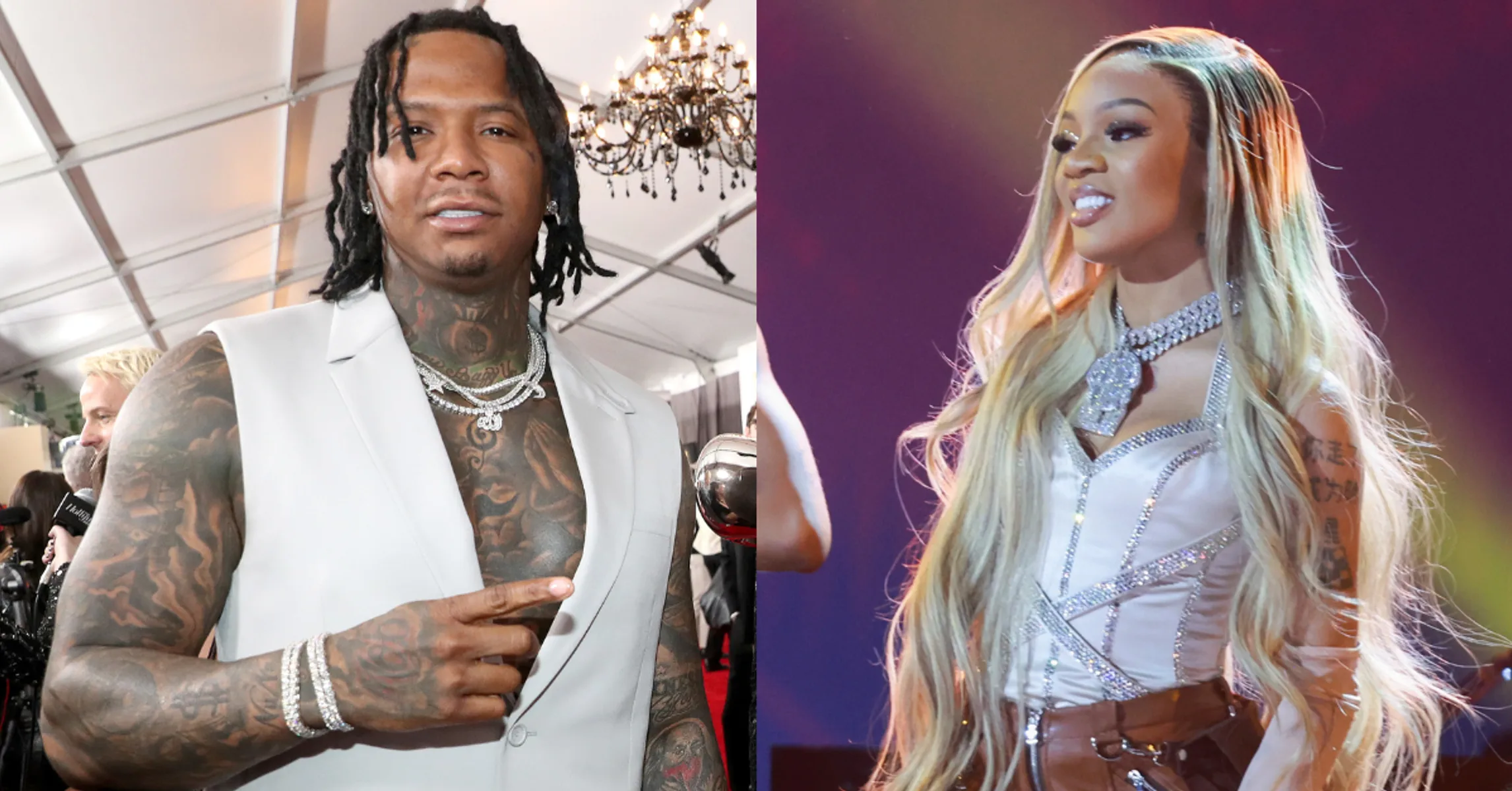 Moneybagg Yo Ices Out GloRilla With Bread Gang Chain