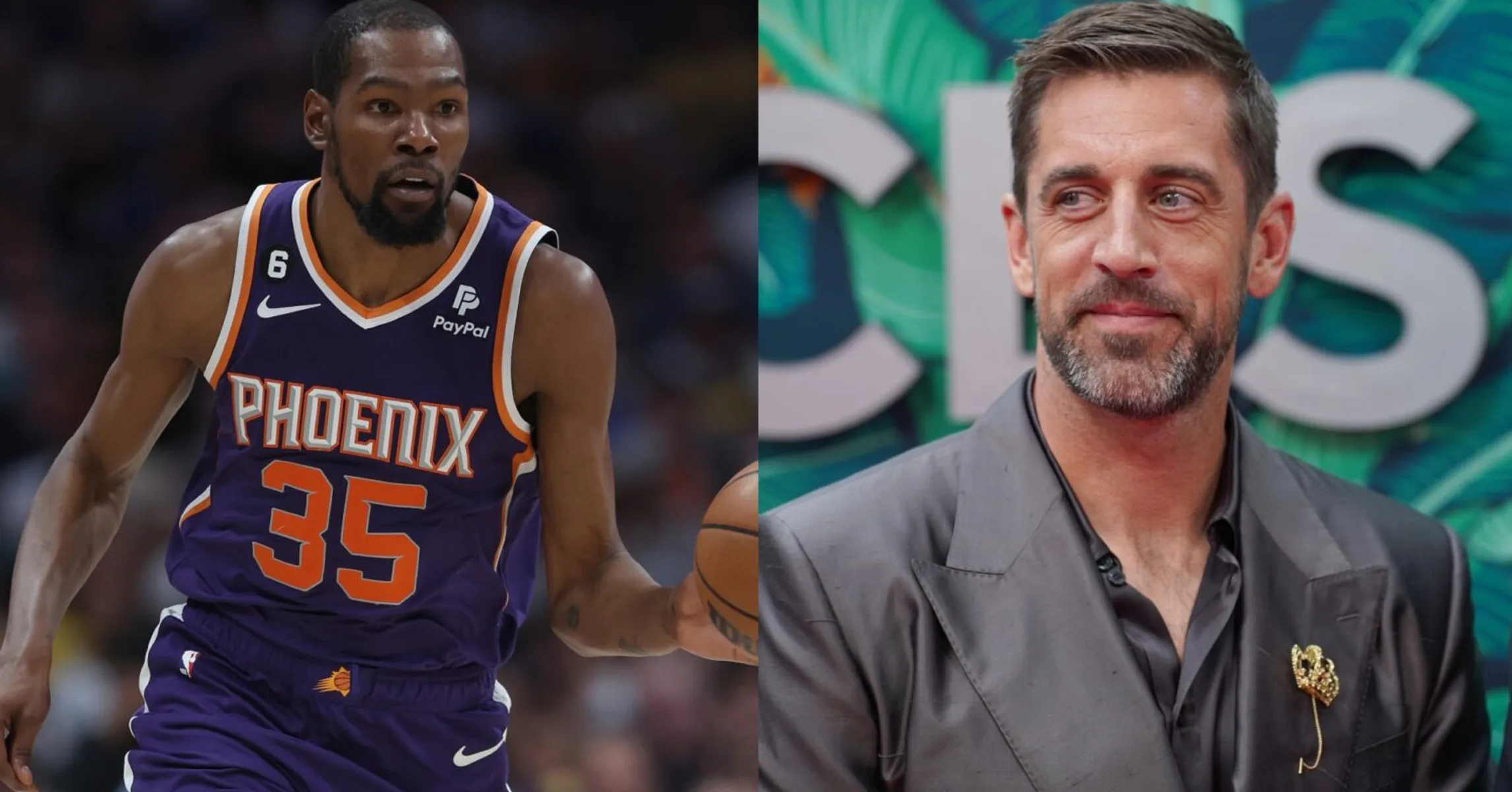 Kevin Durant & Aaron Rodgers Link Up