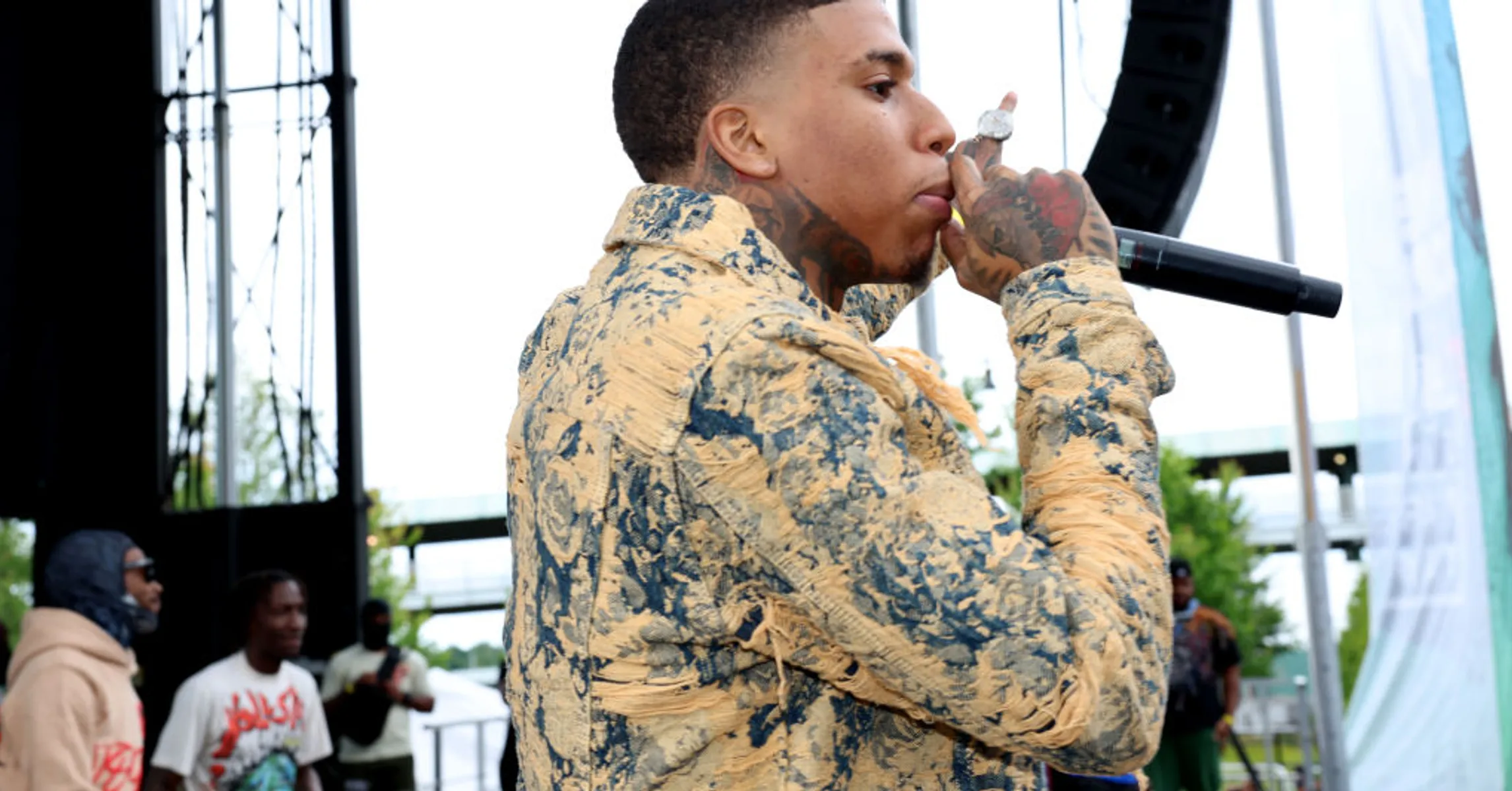NLE Choppa Posts Throwback Pic With Rick Ross