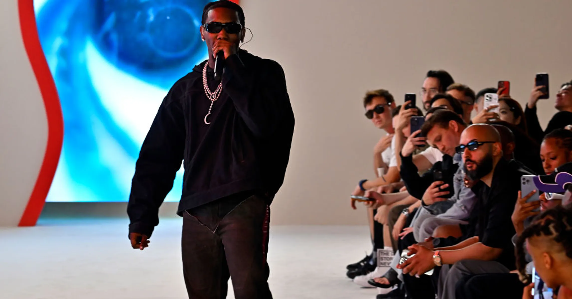 Offset Performs "Rick Flair Drip" At Paris Fashion Week Show