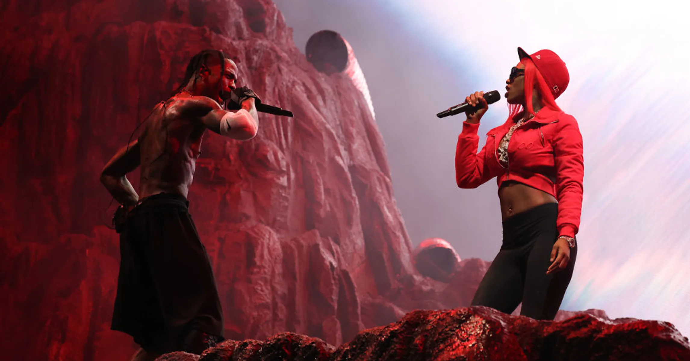 Travis Scott, Sexyy Red, And Latto Show Out At Wireless Fest After Party