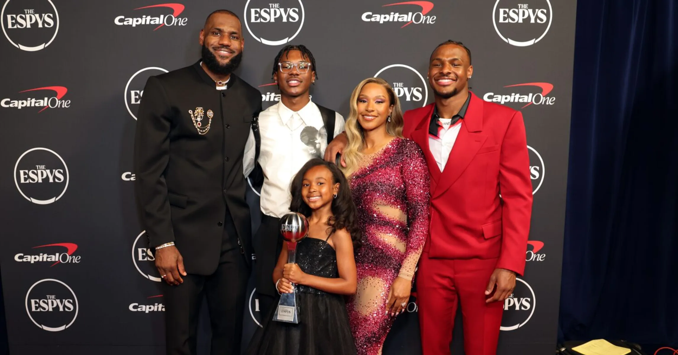 LeBron James & Savannah's Parenting Applauded After Son Bryce's Fan ...